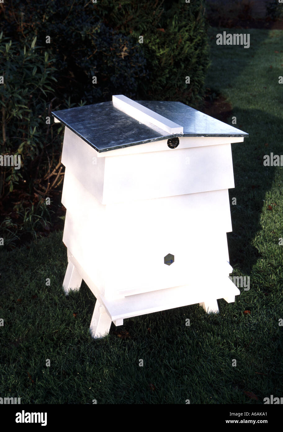 A traditional WBC beehive Stock Photo - Alamy