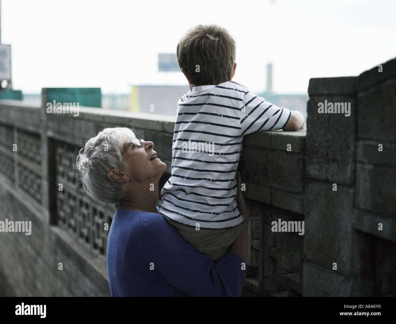 Peeking over fence hi-res stock photography and images - Alamy