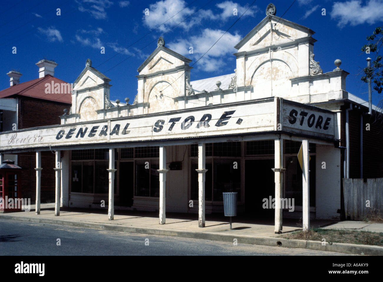 A general store in the Australian vernacular country town style. New ...