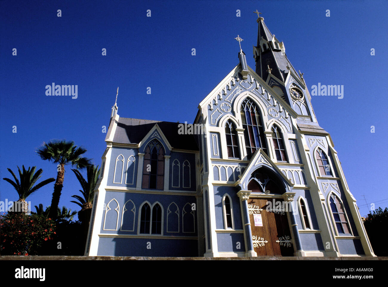 Iglesia de San Marcos, prefabricated iron church designed and ...