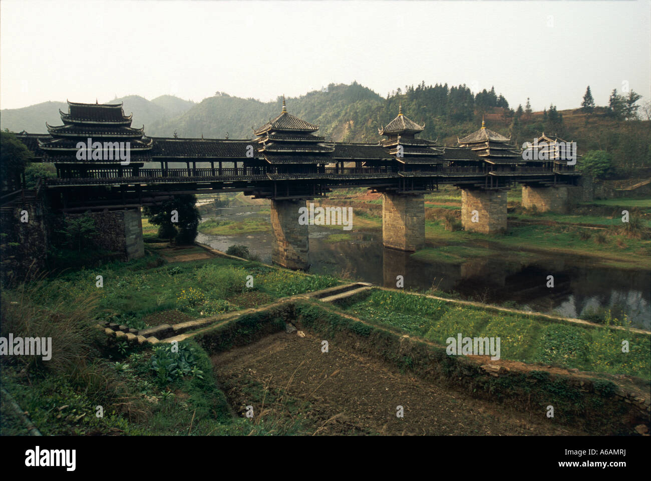 Linxi wind and rain bridge hi-res stock photography and images - Alamy