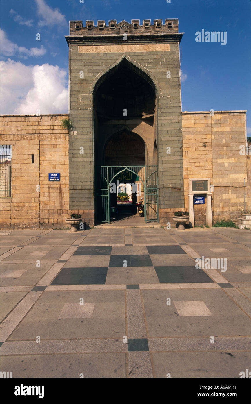 China, Fujian, Quanzhou, Qingjing Mosque, entrance gateway to Arabian ...