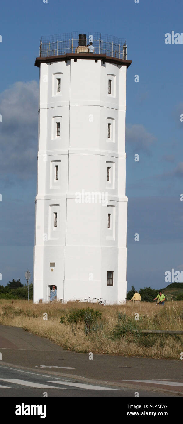 Light tower in Skagen , Denmark Stock Photo - Alamy