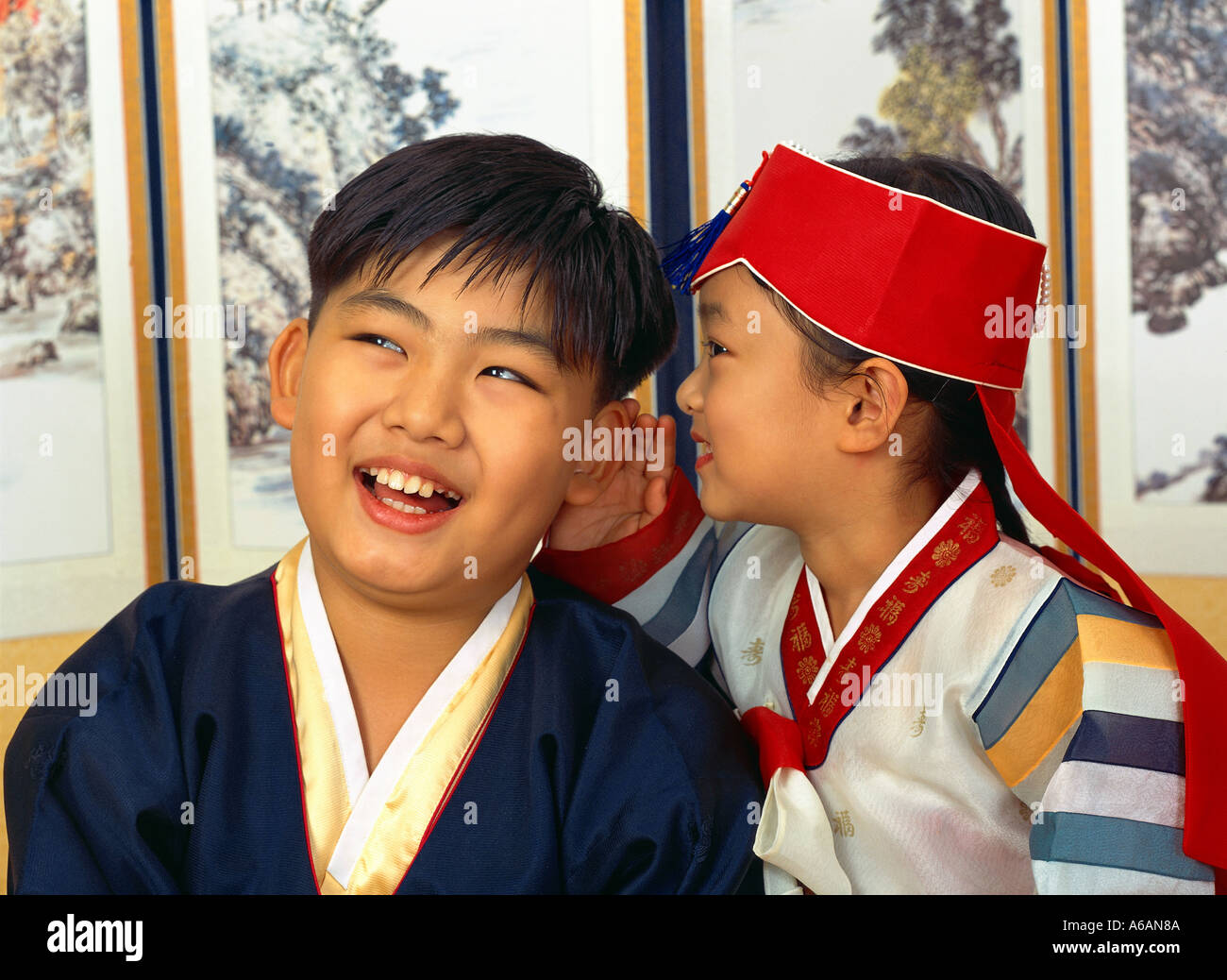 Korean boy traditional dress hi-res stock photography and images - Alamy
