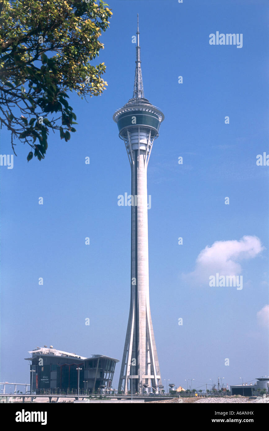 China, Macau, Largo da Torre de Macau, Macau Tower, peninsula's most ...