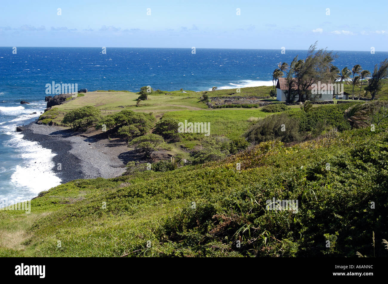 Huialoha Church, Kaupo, Maui, Hawaii Stock Photo - Alamy