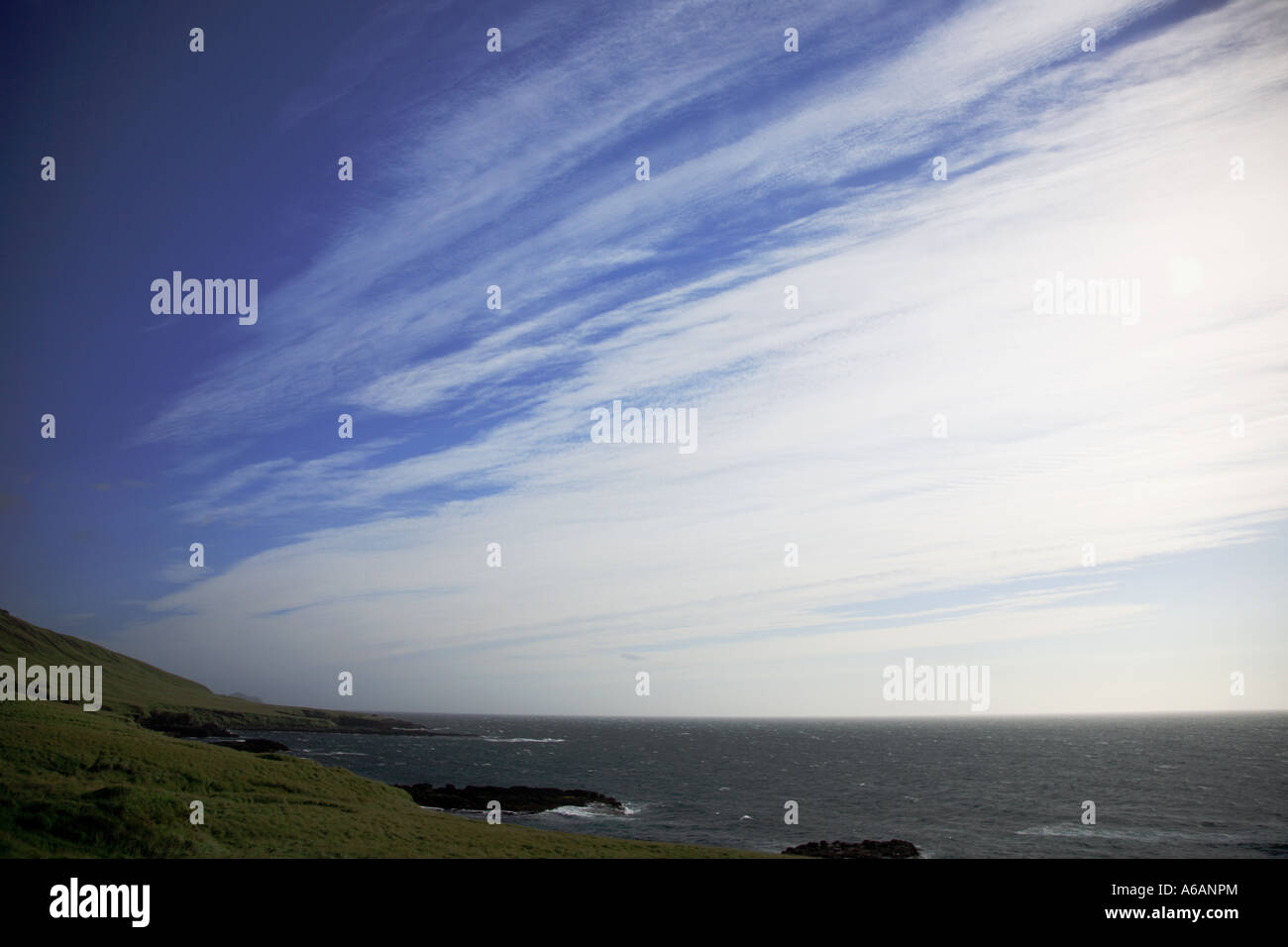 Amazing sky over the Atlantic Ocean Iceland Stock Photo - Alamy