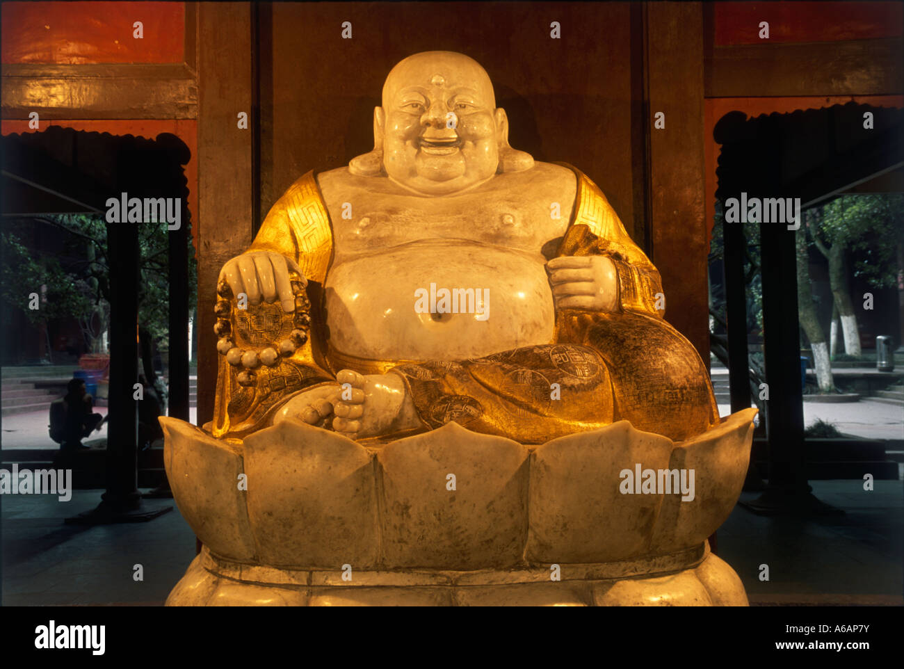 China, Sichuan, Dafo, Le Shan, laughing Buddha (Milefo Stock Photo - Alamy