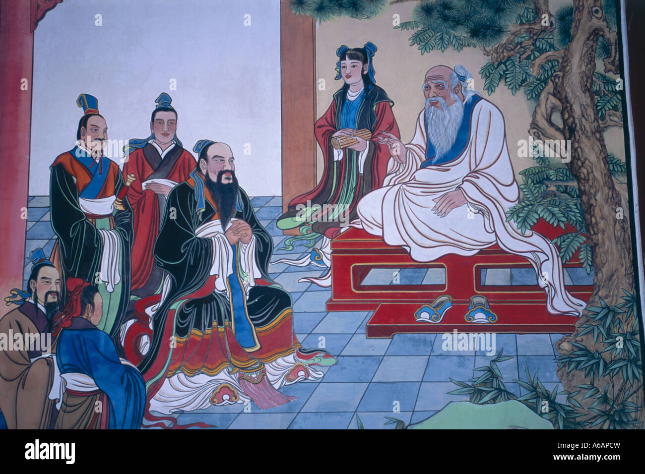 Chinese daoist painting hi-res stock photography and images - Alamy