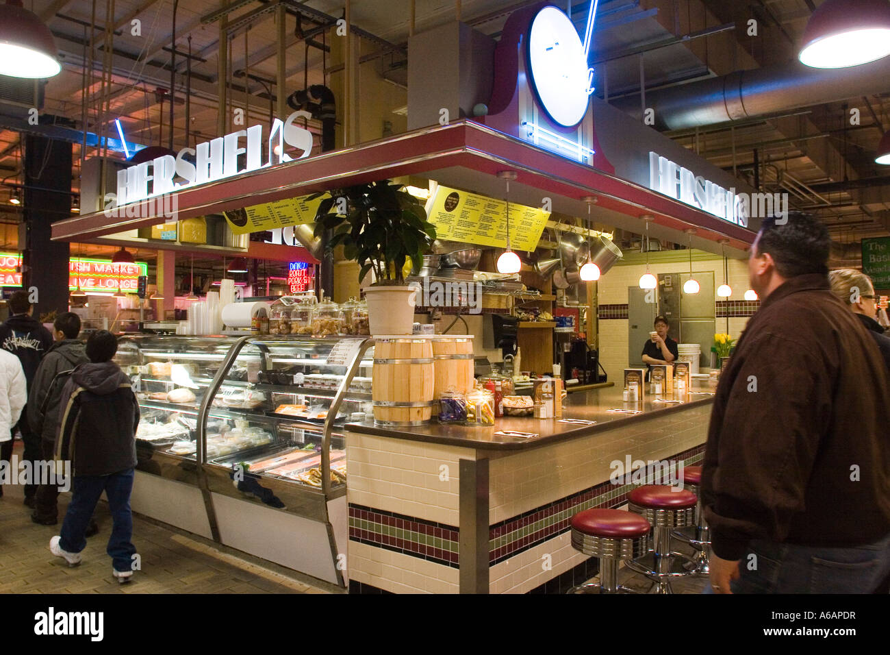 Reading Terminal Market Philadelphia Pennsylvania PA USA Stock Photo ...