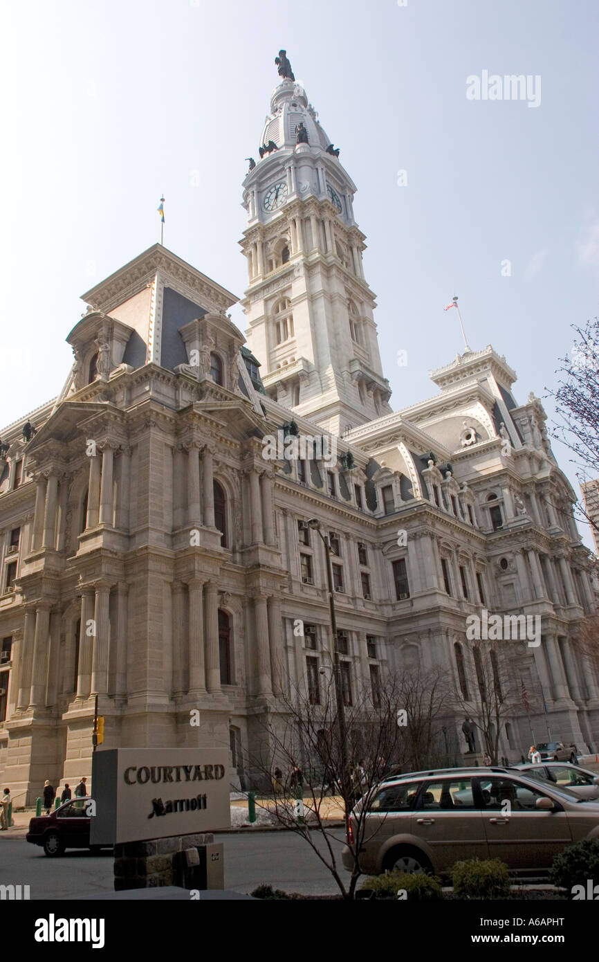 City Hall in Penn Square Philadelphia Pennsylvania USA Stock Photo - Alamy