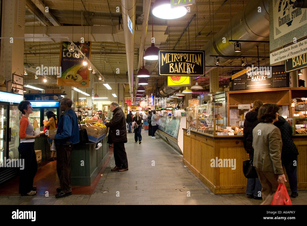 Reading Terminal Market Philadelphia Pennsylvania PA Stock Photo - Alamy