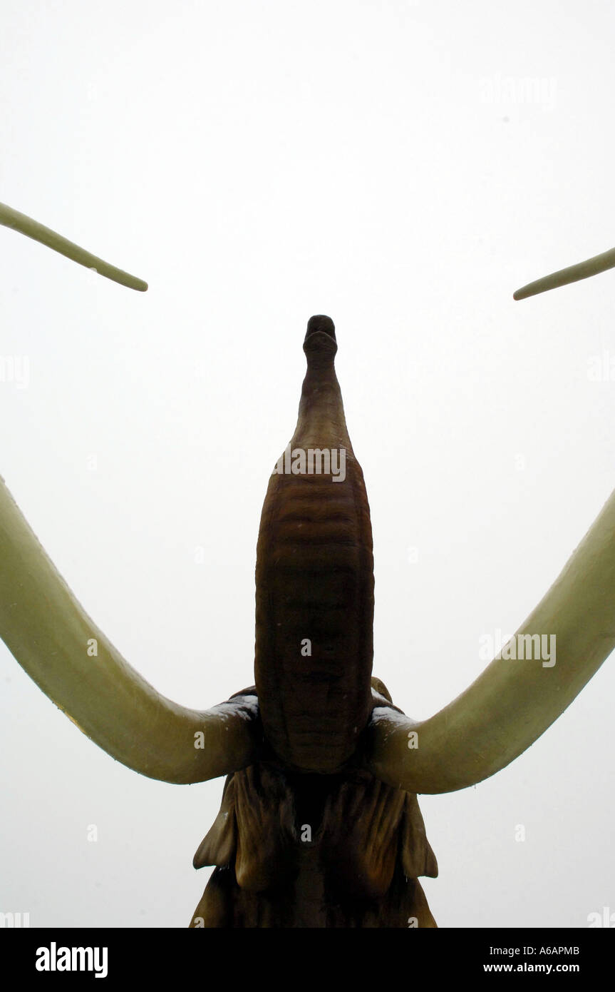 mammoth mammut prehistoric animal creature huge massive large Stock ...
