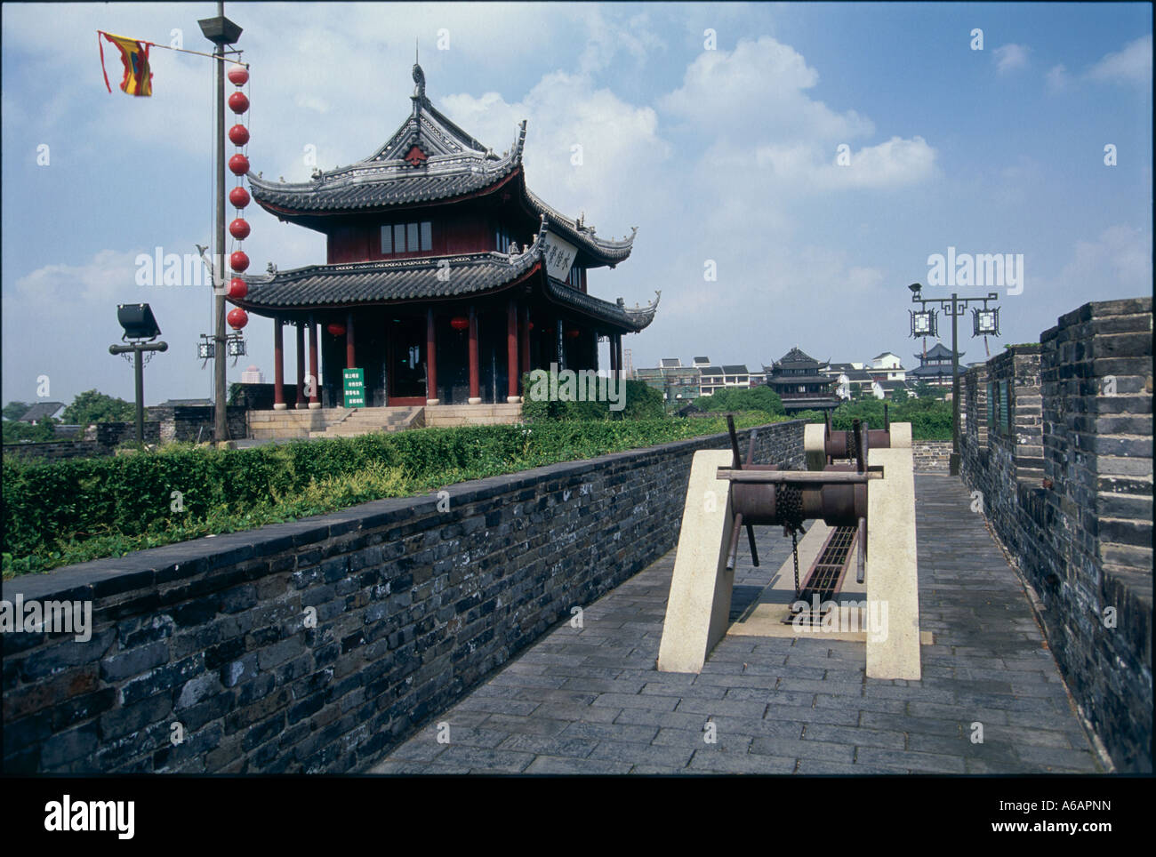 China, Jiangsu, Suzhou, Pan Men Scenic Area, Pan Men, fortified land ...