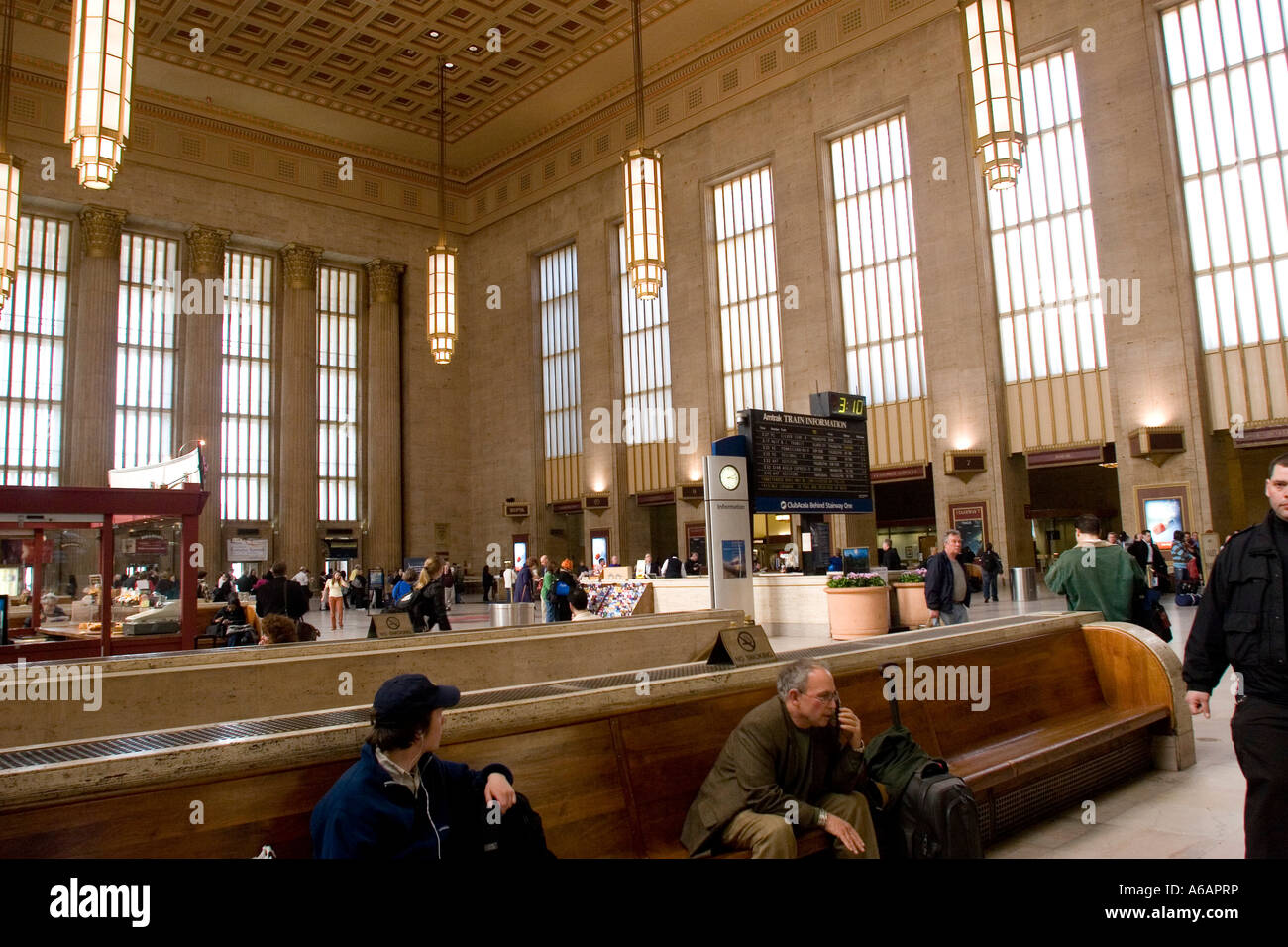 Interior of 30th Street Station Philadelphia Pennsylvania PA USA Stock ...