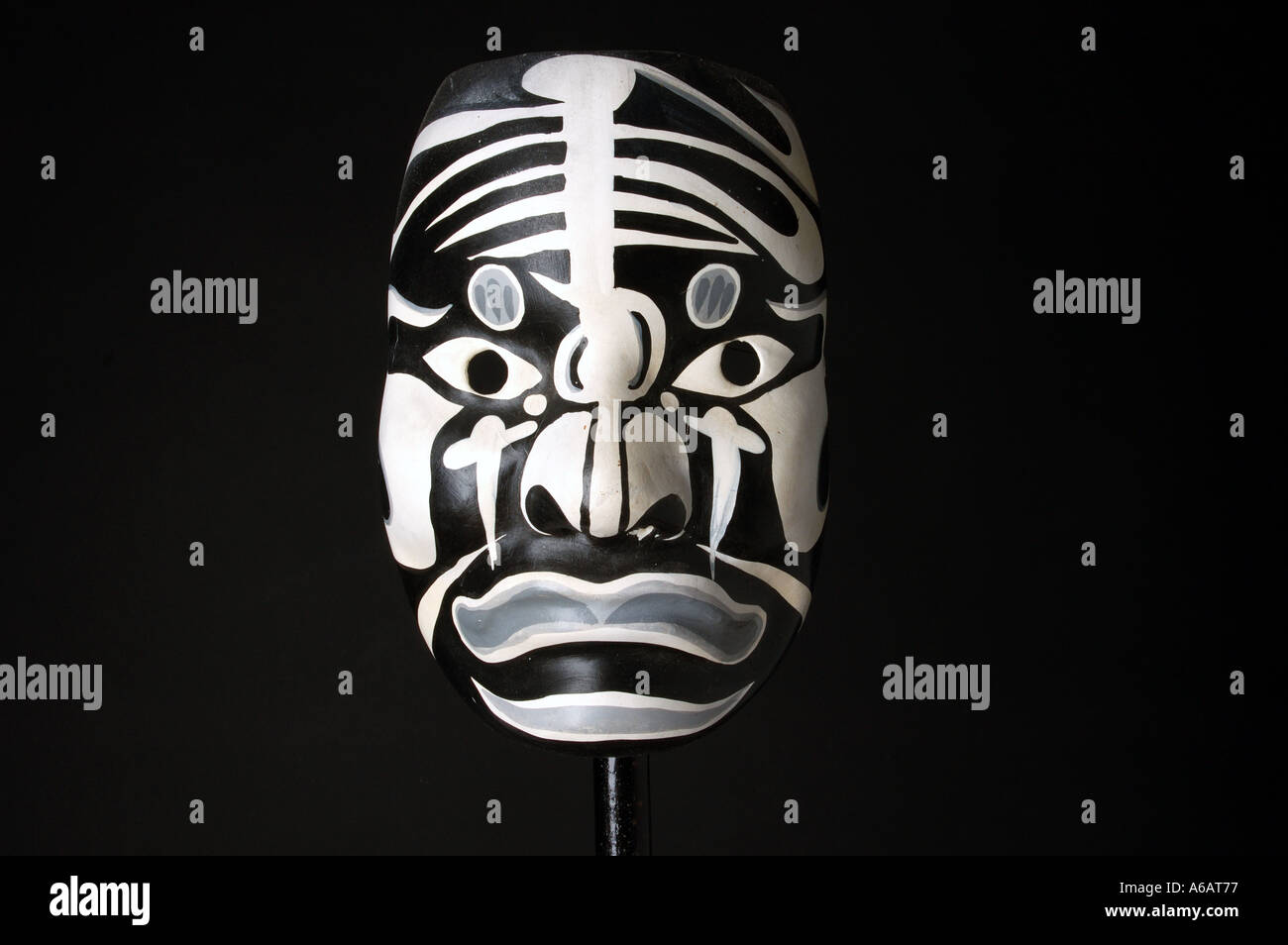 Traditional Japanese Kabuki theatre mask dsca 0846 Stock Photo - Alamy