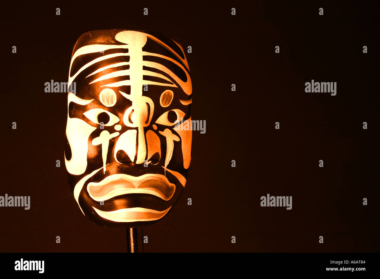 Traditional Japanese Kabuki theatre mask dsca 0852 Stock Photo - Alamy