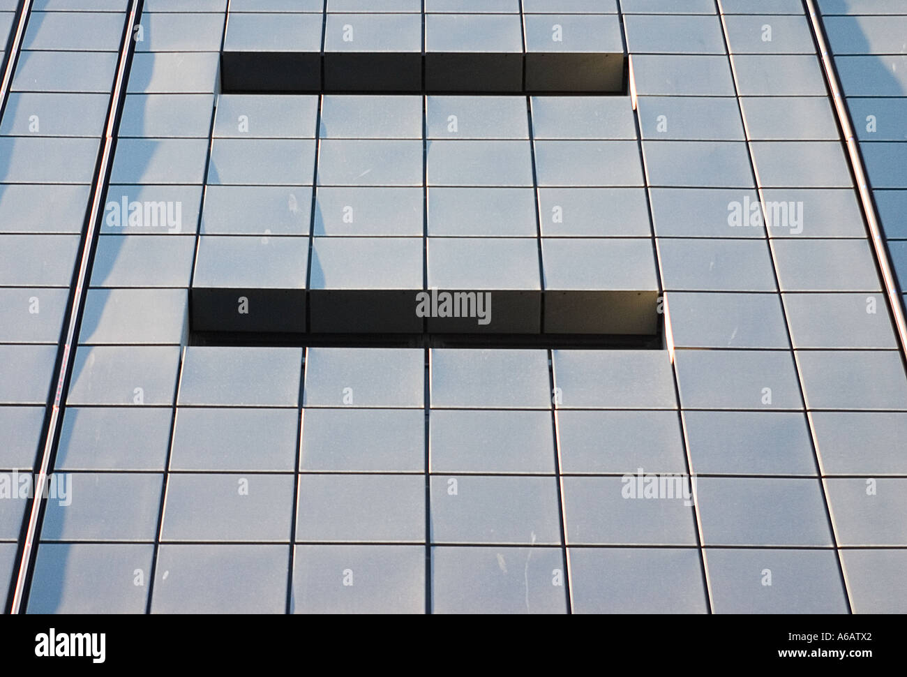 two rectangular windows in wall Stock Photo - Alamy