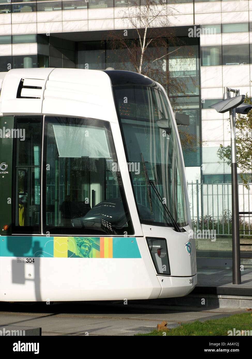 Tramway in Paris France Stock Photo - Alamy