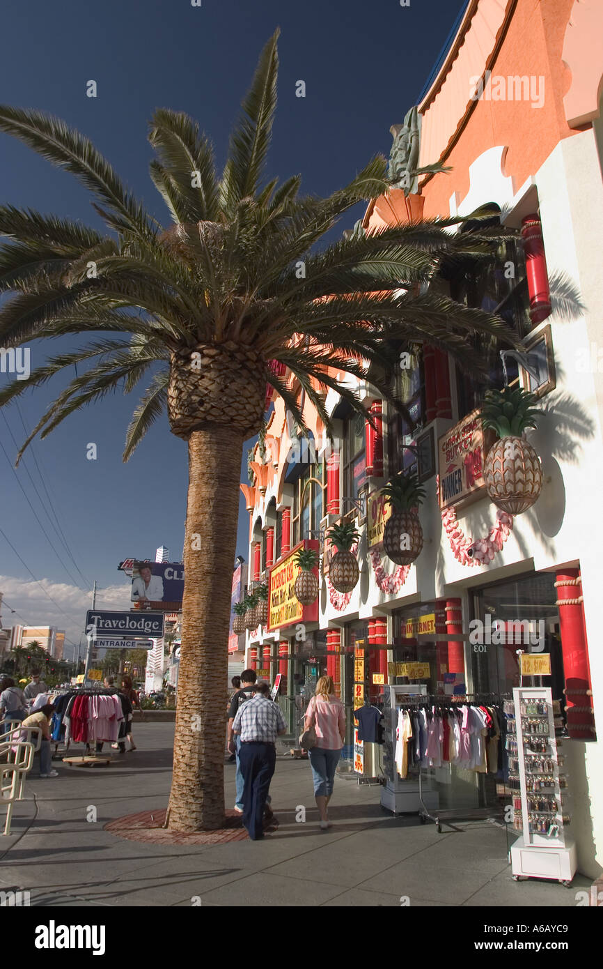 Palm tree and mini market the strip las vegas nevada USA Stock Photo ...