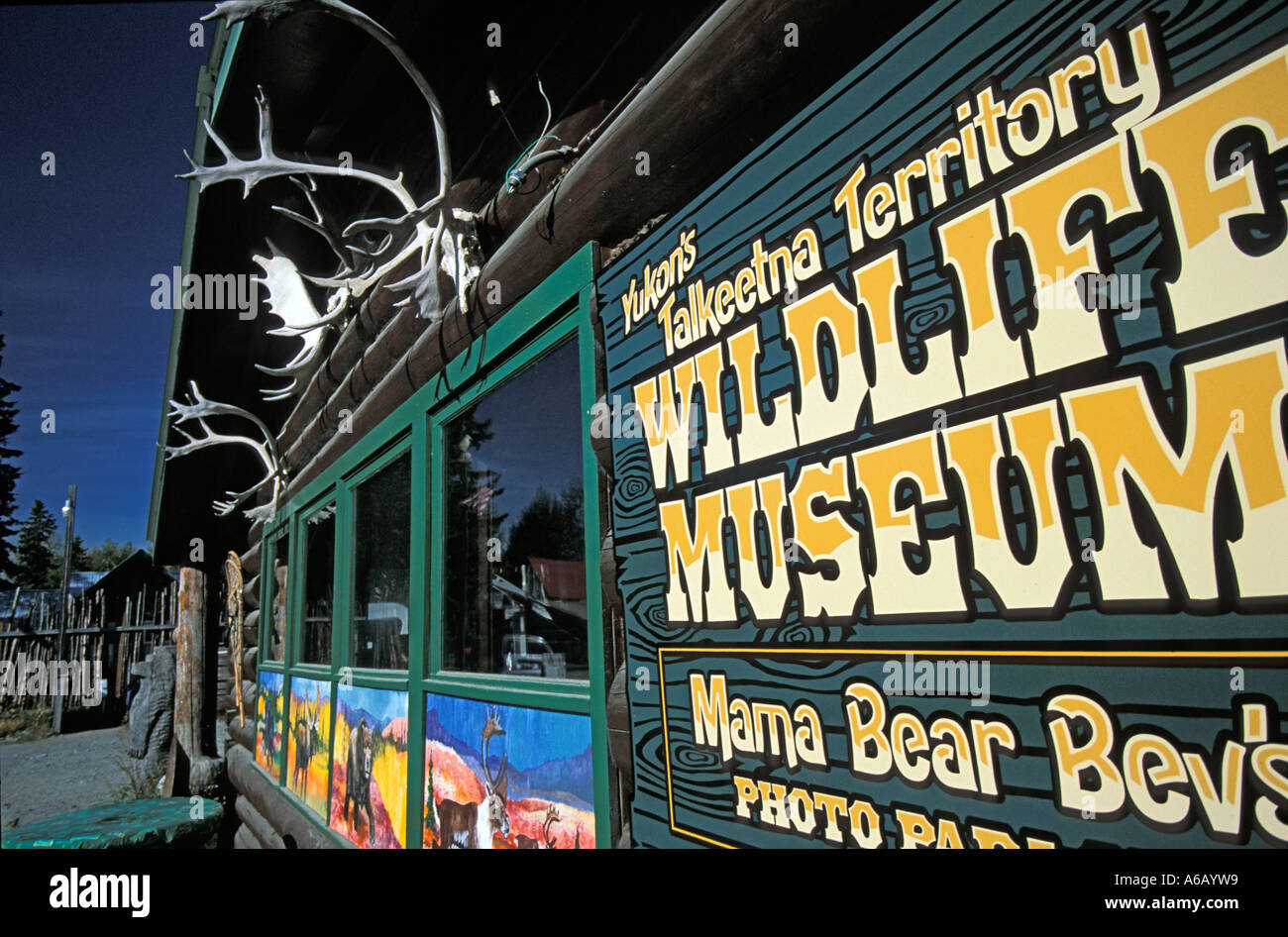 Talkeetna Alaska Sign Signs High Resolution Stock Photography and ...