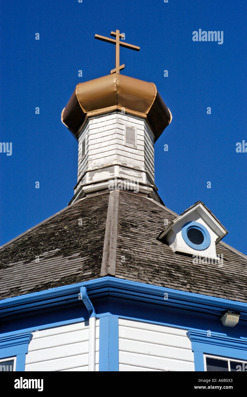 Russian Orthodox Church of St Nicolas Juneau Alaska United States Stock ...