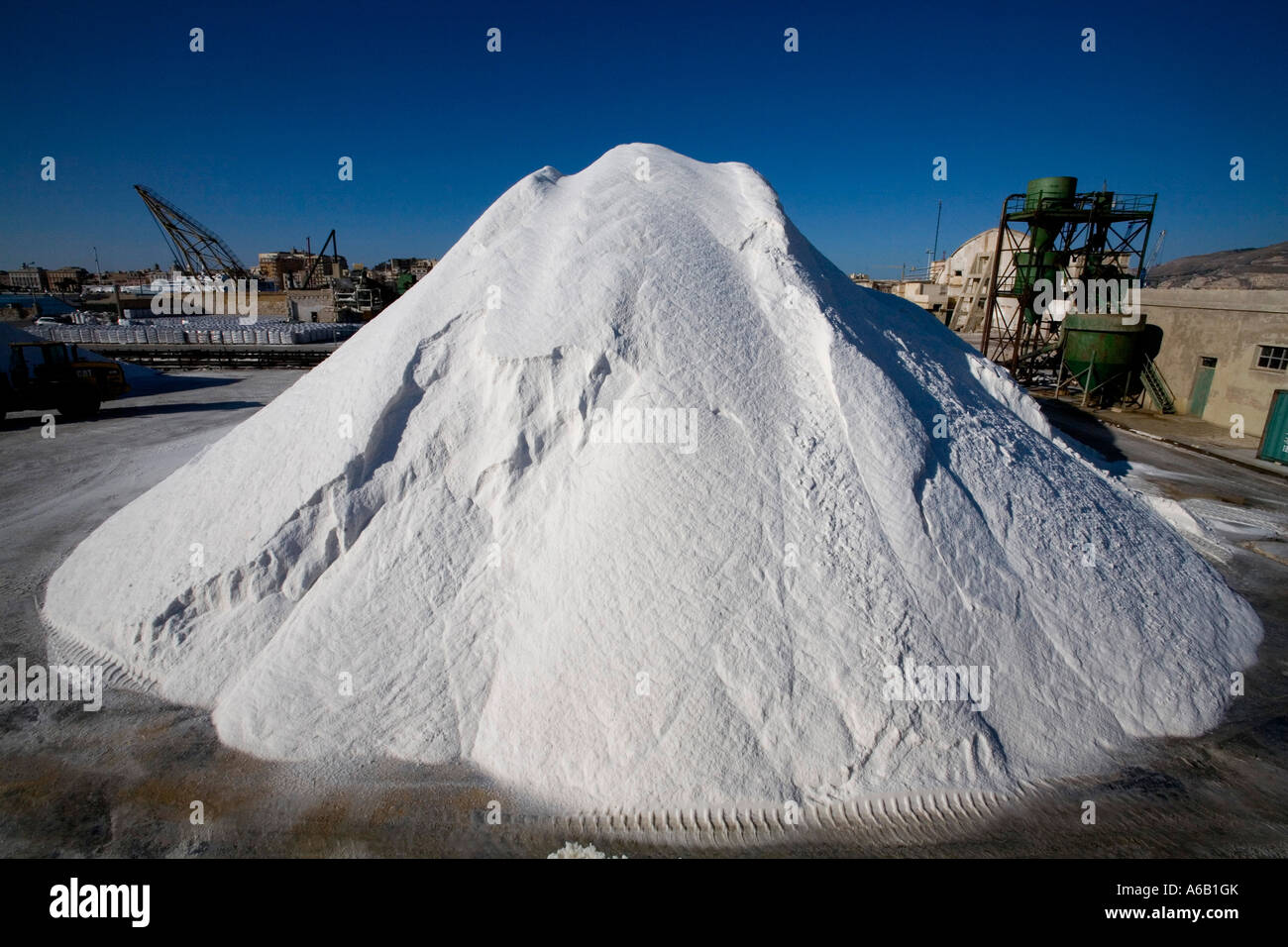 Salt mine Mozia Trapani Sicily Italy Stock Photo - Alamy