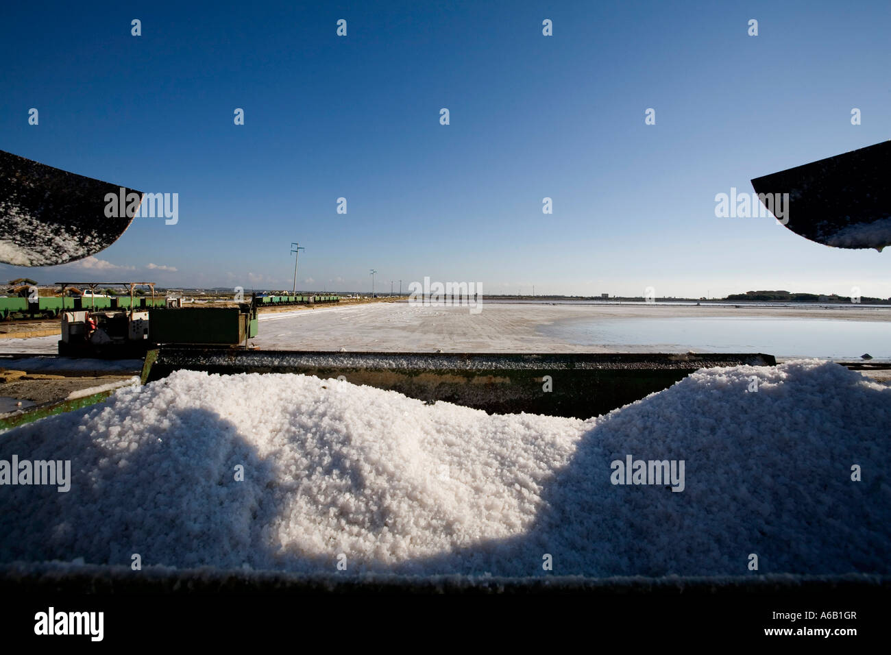 Salt mine Mozia Trapani Sicily Italy Stock Photo - Alamy