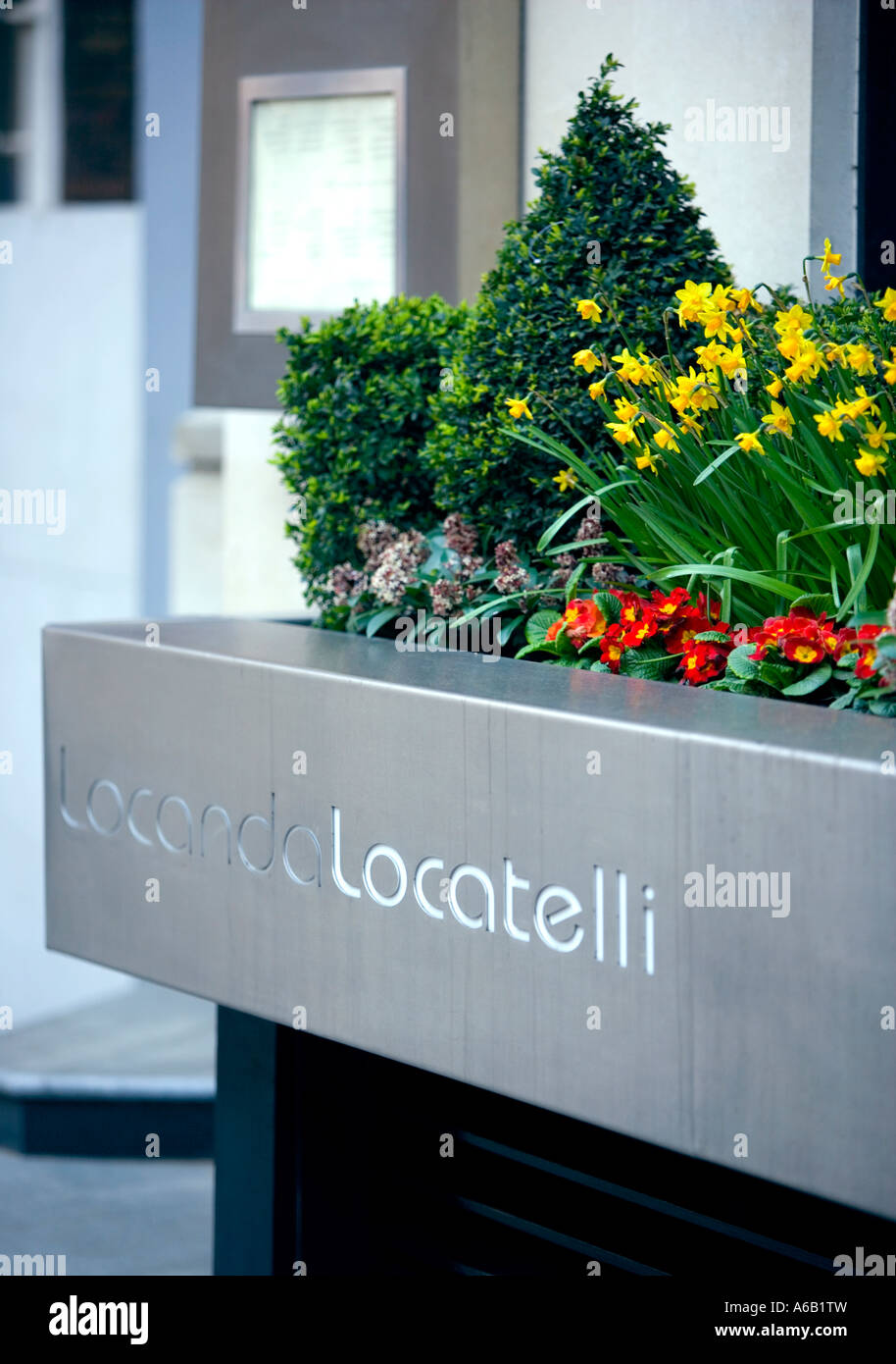 Locanda Locatelli Restaurant, London, W1 Stock Photo - Alamy