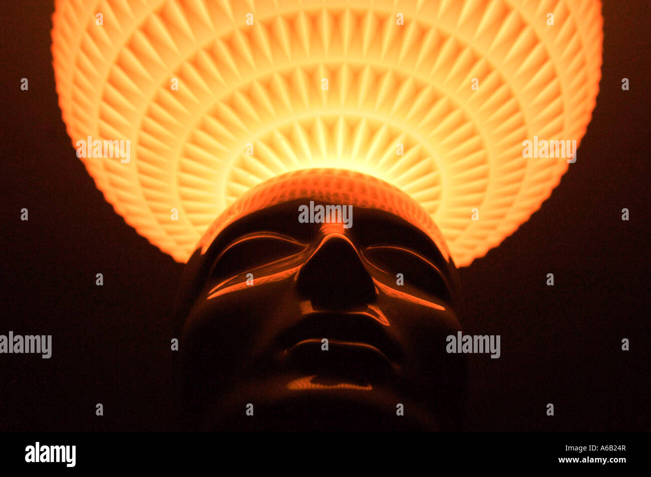 head face plastic retro light lighting illumination lampshade design ...