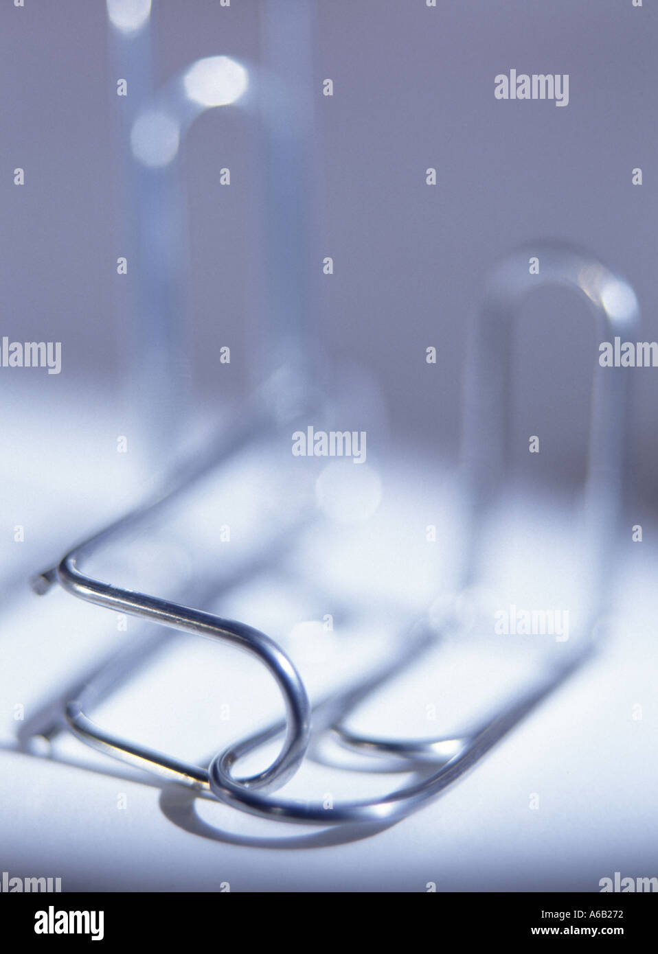 Paper clips interconnected as concept image eg Linking up with making a ...