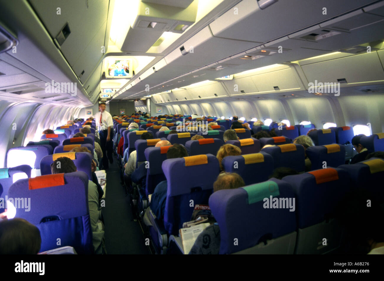 Flight Attendant Passengers Stock Photos & Flight Attendant Passengers ...
