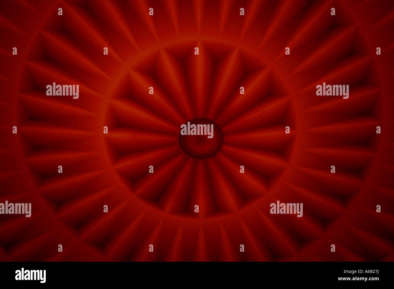 red pattern art arty plastic lampshade lightshade retro seventies 1970s ...