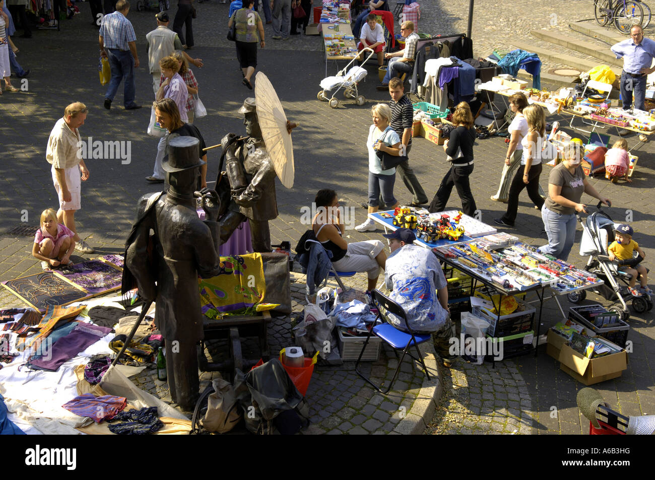 flohmarkt flea market stalls germany german deutsch deutschland europe ...