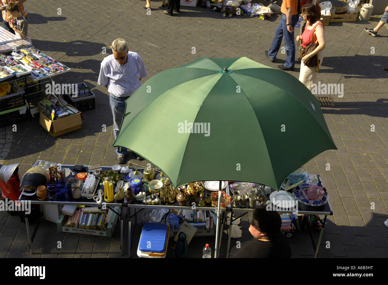 flohmarkt flea market stalls germany german deutsch deutschland europe ...