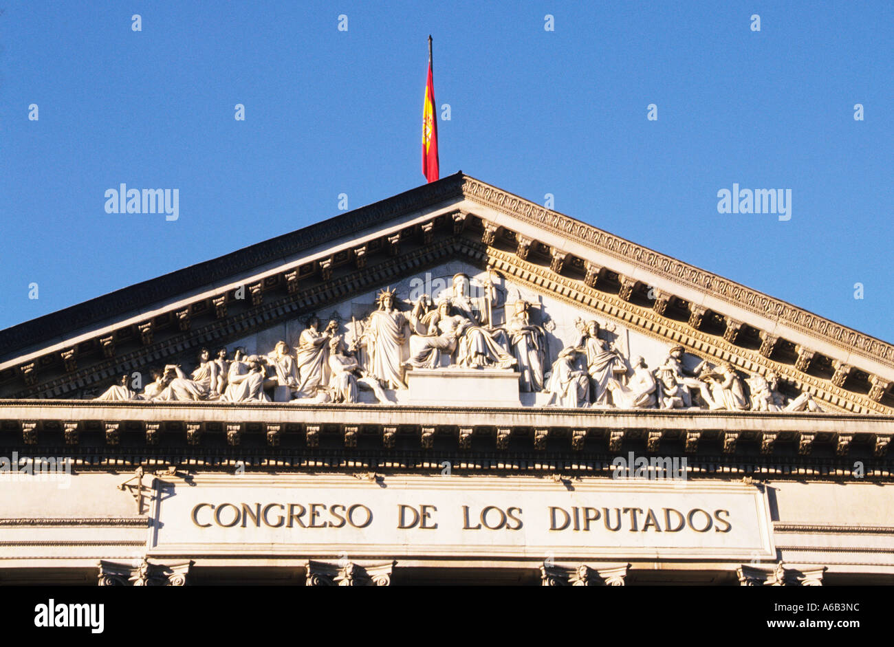 Europe Madrid Spain Congreso de los Diputados. Spanish Parliament ...