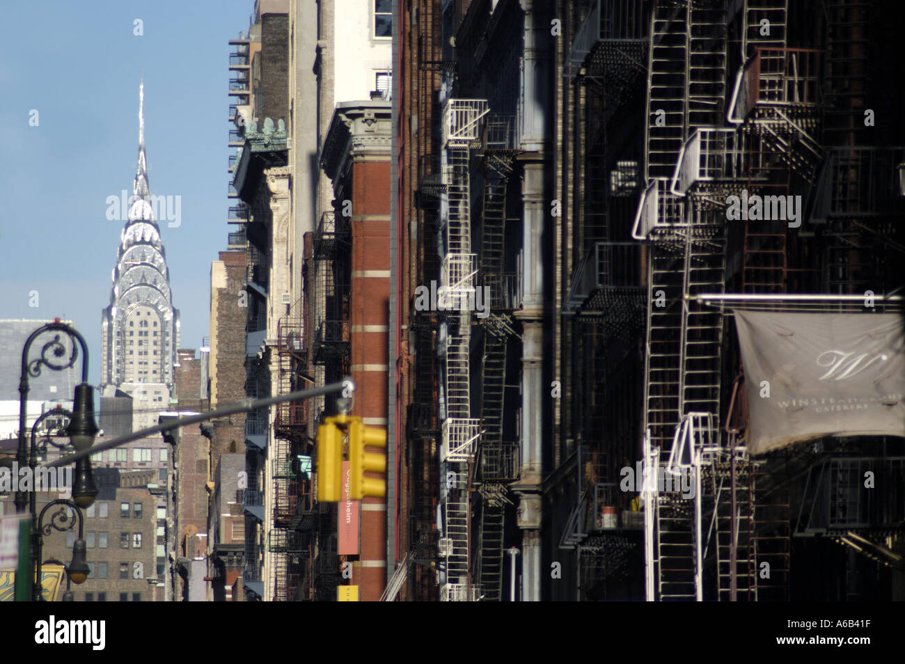 Chrysler building NY landscape horizontal Stock Photo - Alamy