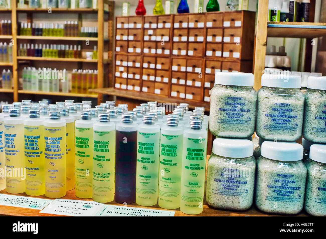 Paris France, Natural Products Store, Exhibit "Prophessence", Organic ...