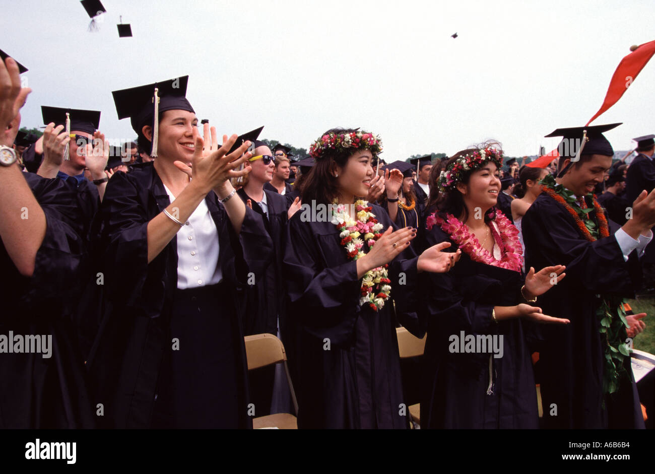 USA Washington D C the Graduation ceremony of the George Washington ...