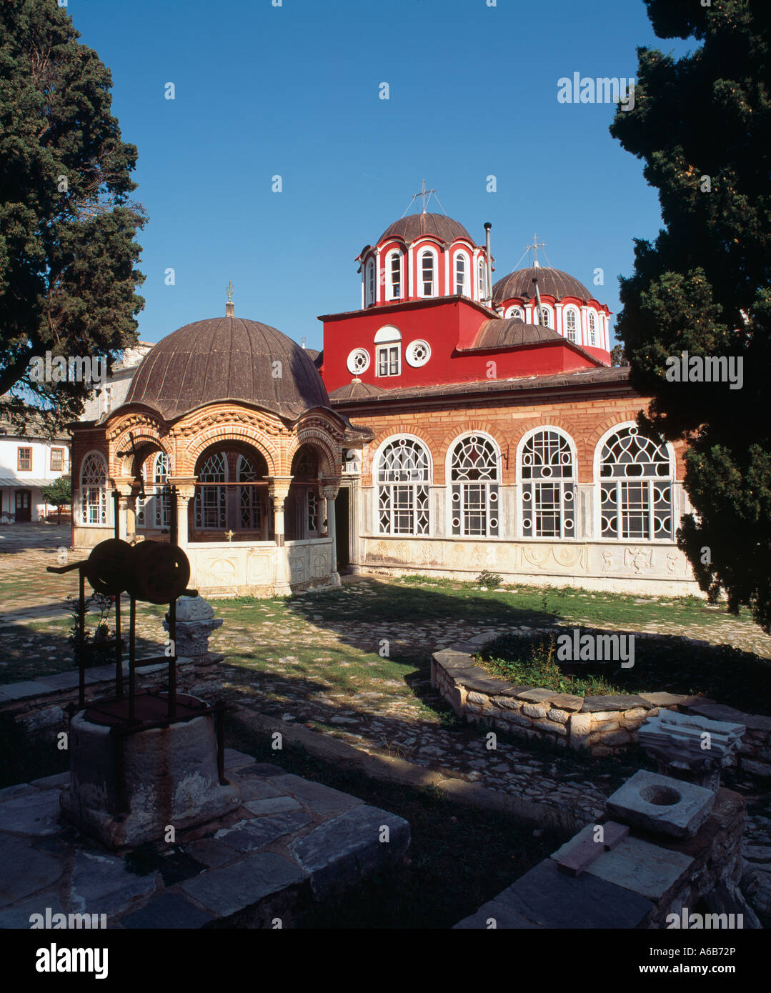 Monastery megistis lavras hi-res stock photography and images - Alamy