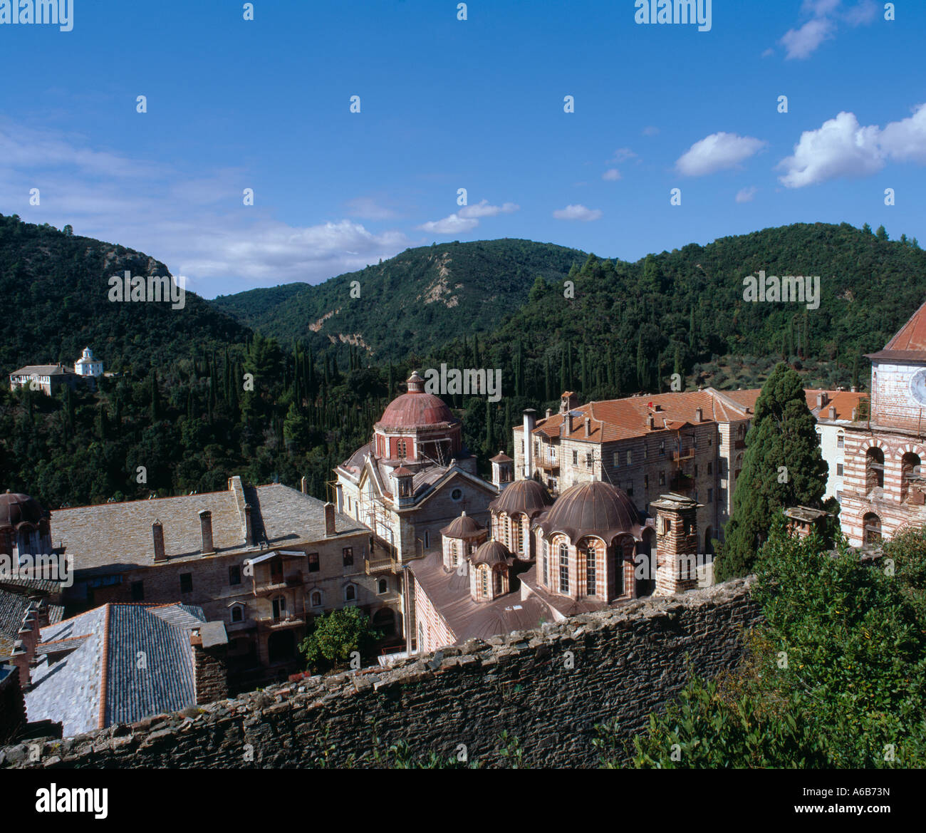 Mount Athos, Zografou Bulgarian monastery, Greece Halkidiki Europe ...