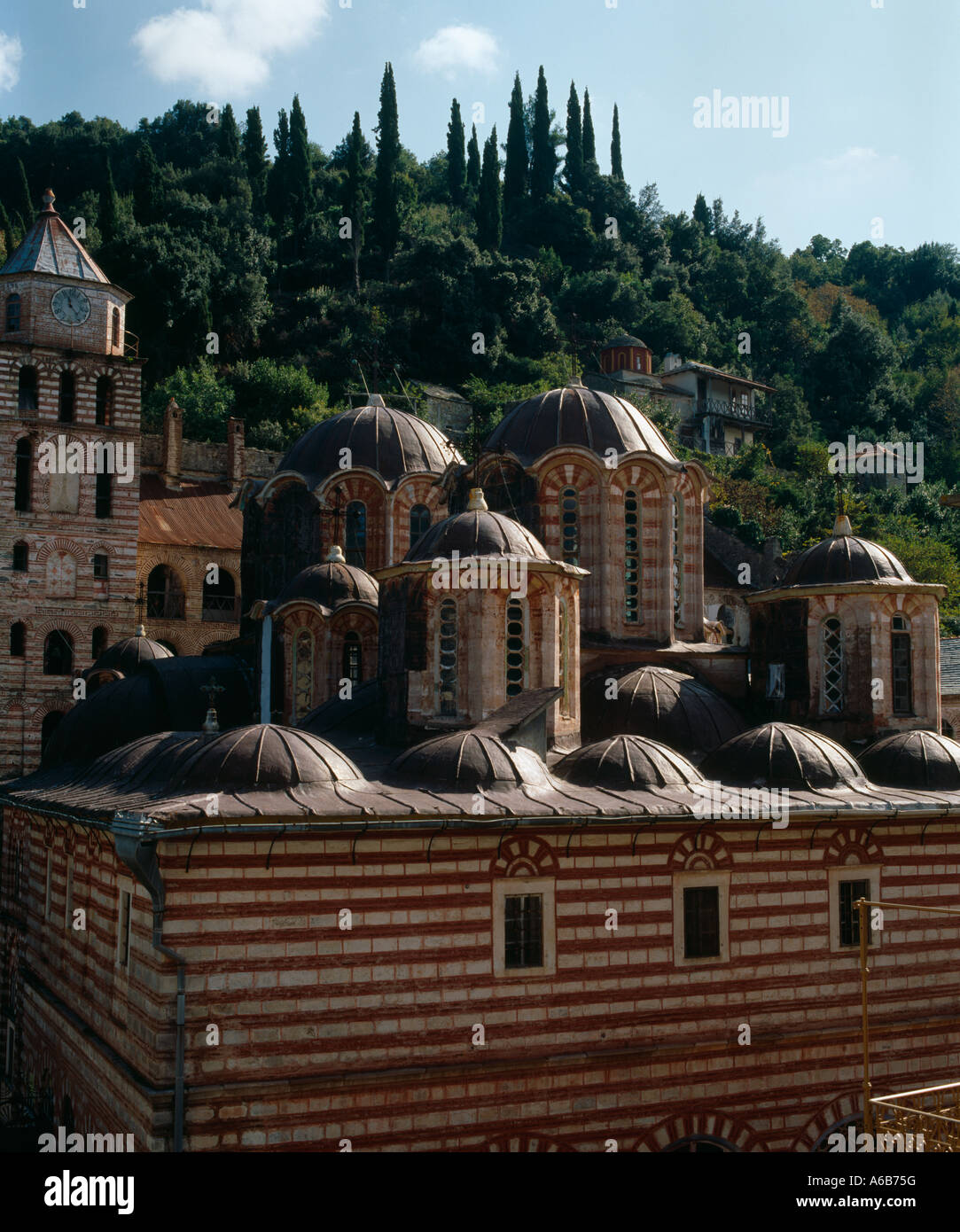 Zografou monastery, St. George Zograph, Greece Halkidiki Europe Stock ...
