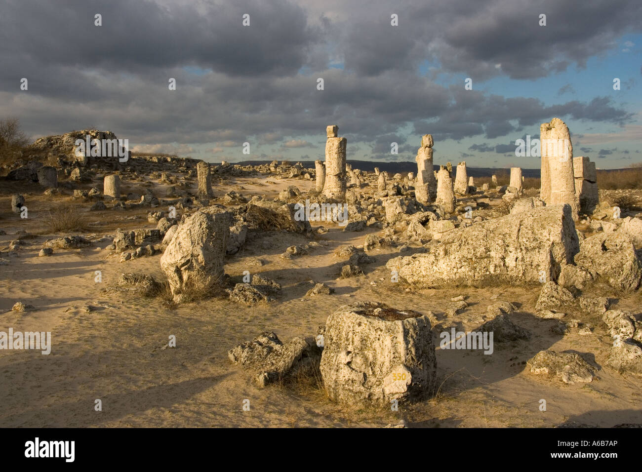 Pobiti Kamani, Nature phenomenon, standing stones, cylindrical ...