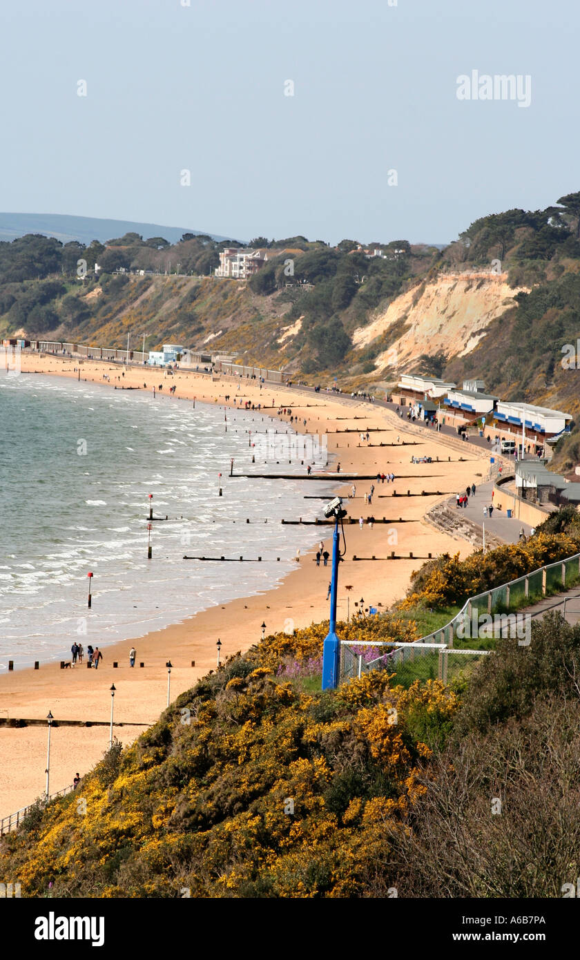 Bournemouth Beach, West Cliff, Poole Bay, Dorset, UK. Europe Stock ...