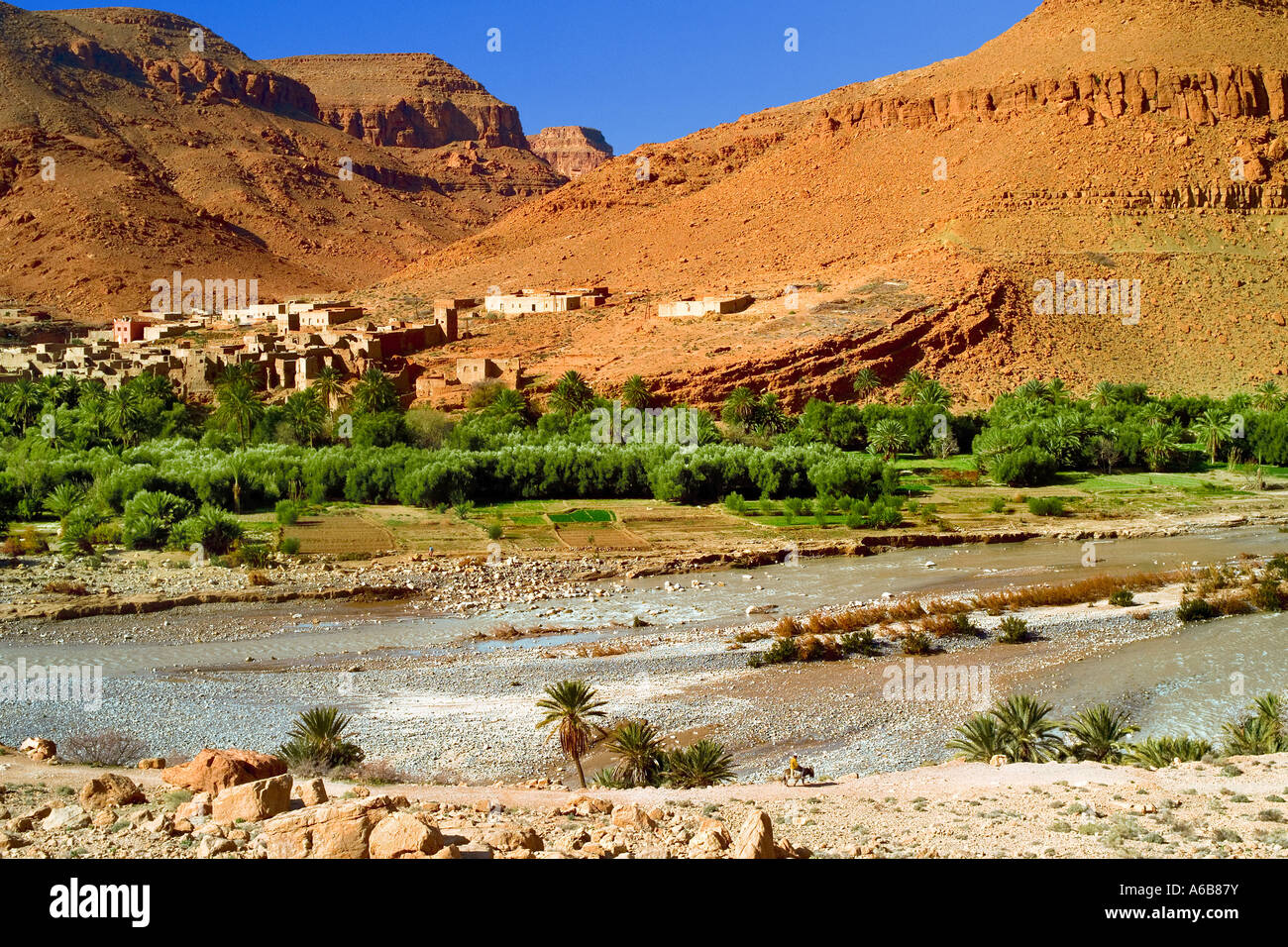 Oasis in ziz valley morocco hi-res stock photography and images - Alamy