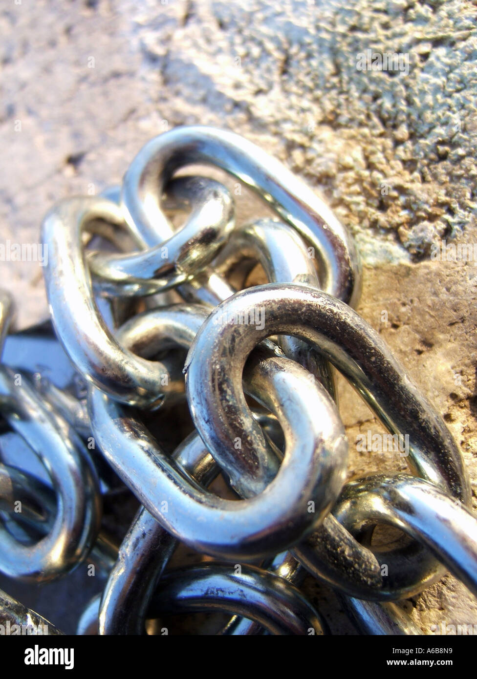 detail of chain links Stock Photo - Alamy