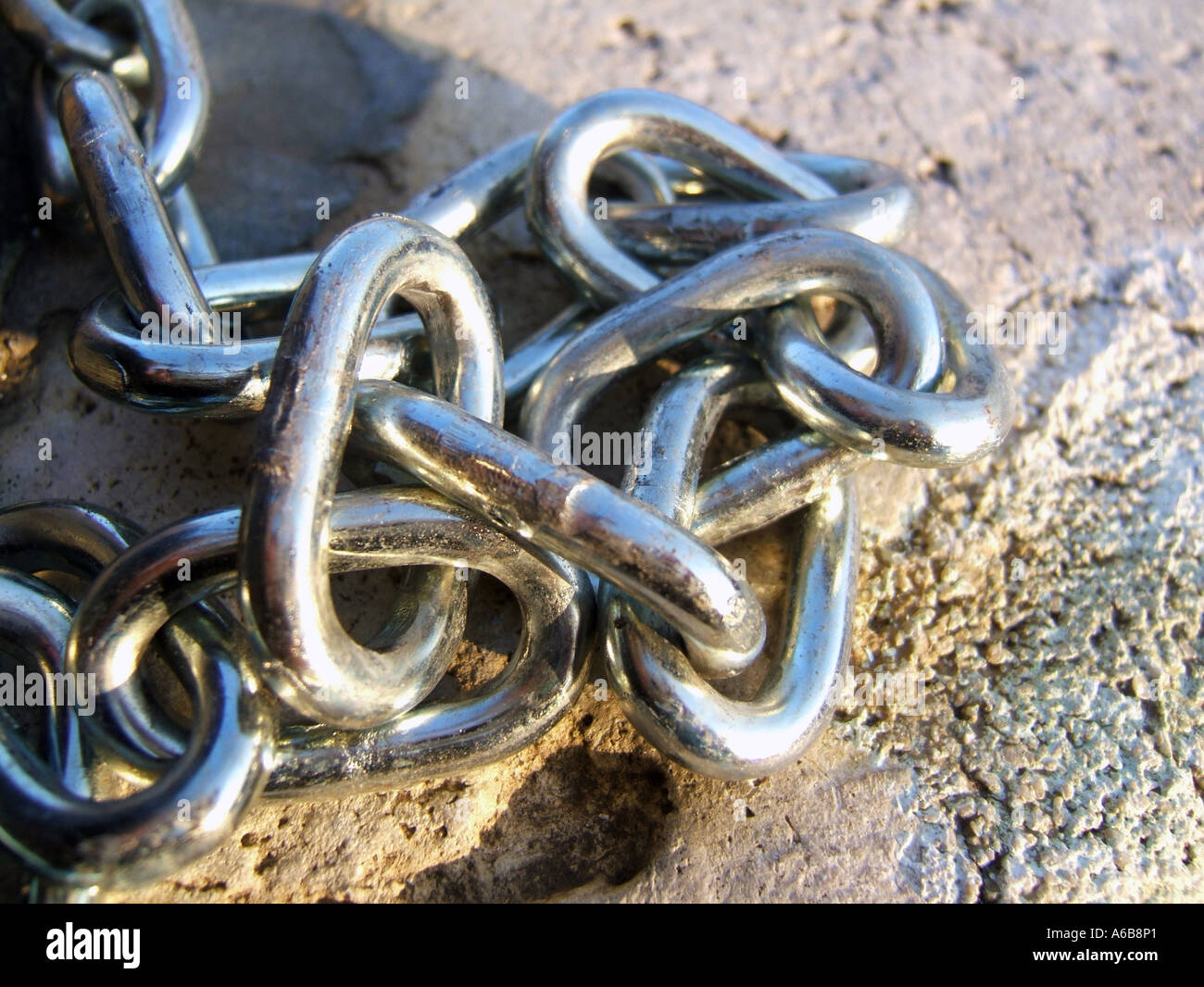 detail of chain links Stock Photo - Alamy