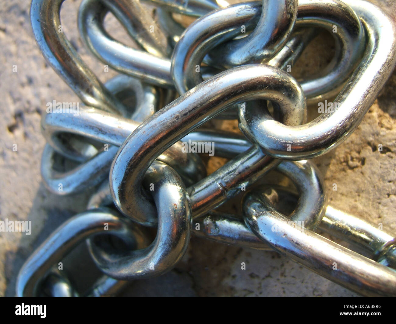 detail of chain links Stock Photo - Alamy