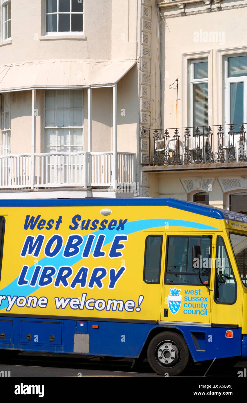 Mobile library van. UK Stock Photo - Alamy