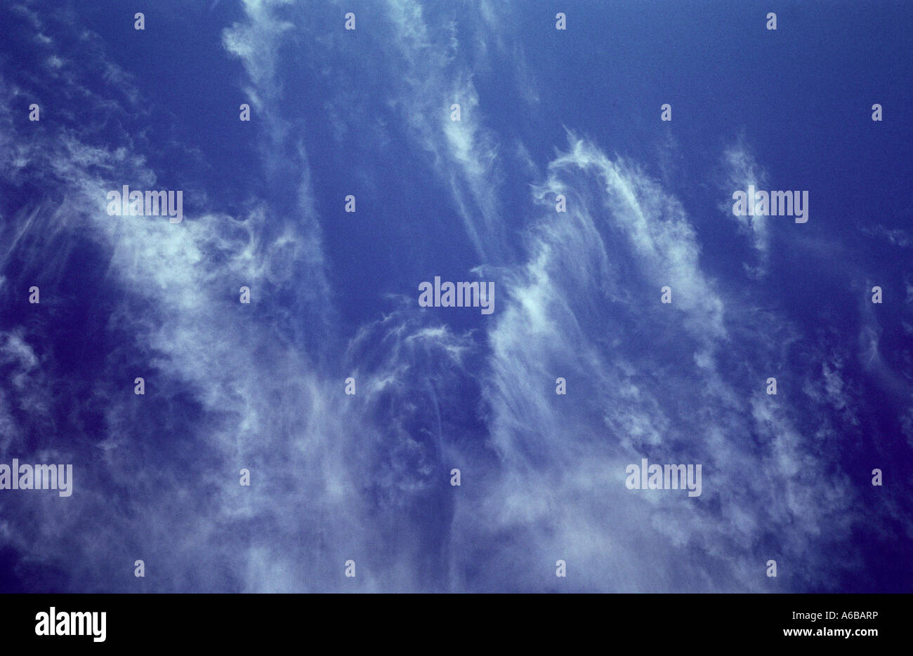 A high contrast image of blue sky Stock Photo - Alamy